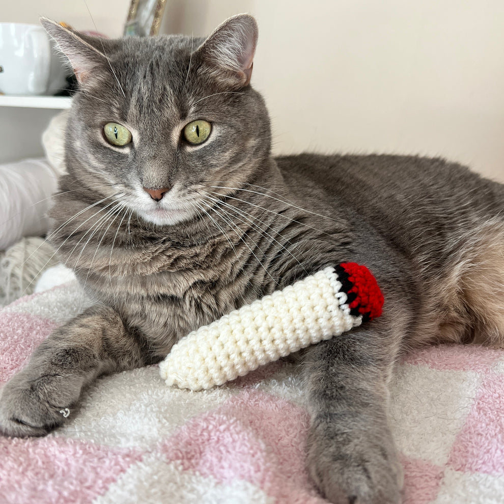 Catnip Doobie | Catnip Joint Toy – The Cozy Tangerine