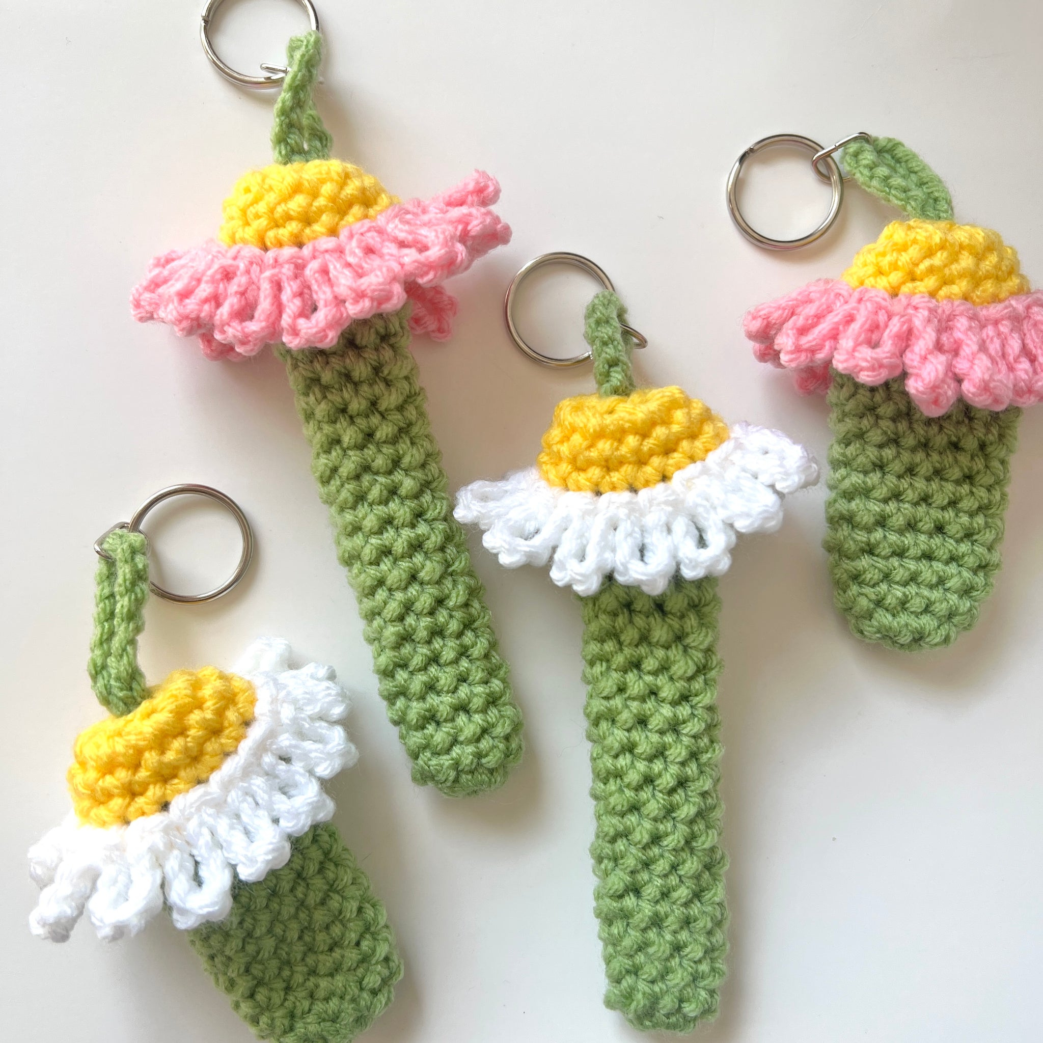 Sunflower Keychain | Vape Holder | Functional Keychain – The Cozy Tangerine