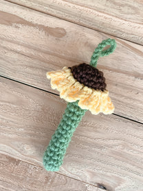 Sunflower Vape Holder Keychain Pattern | Crochet Pattern – The Cozy ...